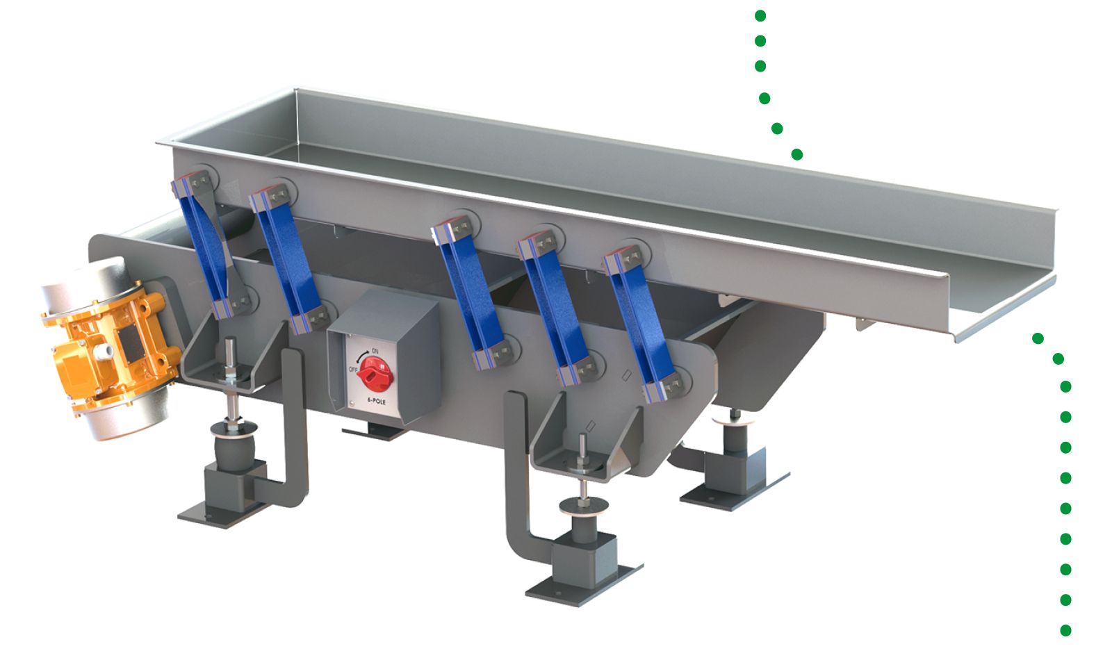 VIBRAflex II Sanitary Vibratory Conveyor – PFI